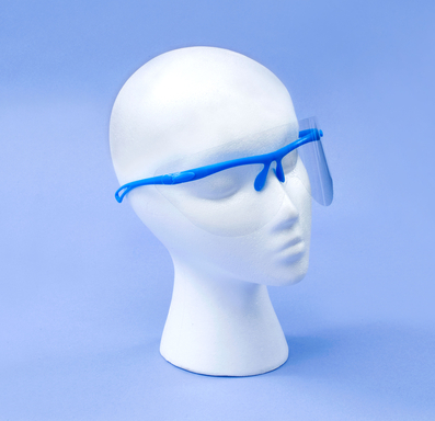 eye shield kit / blauw frame + 12 disposable eye shields ( - - eye ...